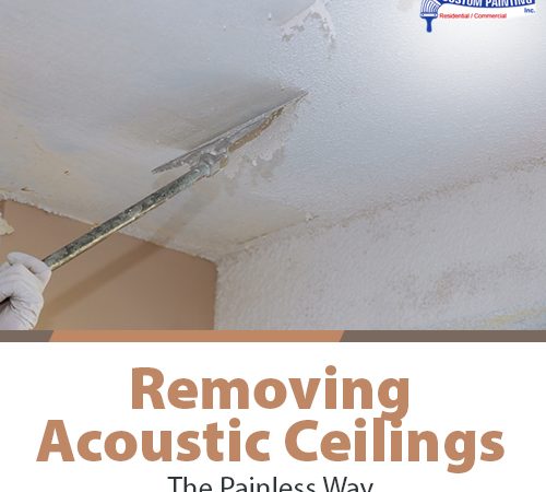 Removing Acoustic Ceilings – The Painless Way