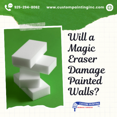 Will a Magic Eraser Damage Painted Walls? | Custom Painting, Inc.