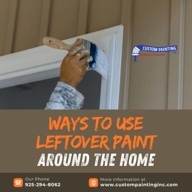 Ways to Use Leftover Paint Around the Home | Custom Painting, Inc.